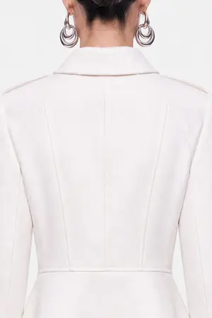 NOCTURNE Double Breasted Epaulette Jacket