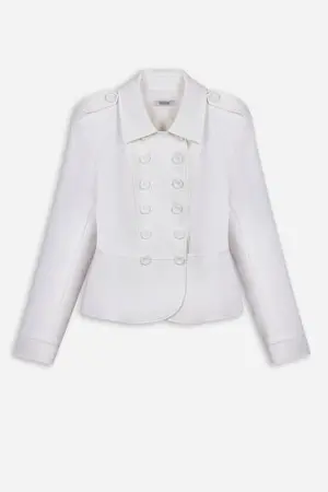 NOCTURNE Double Breasted Epaulette Jacket