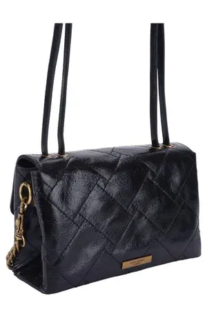 Kurt Geiger Celia Leather Flap Shoulder Bag