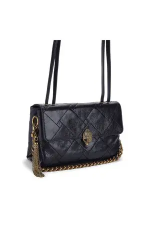 Kurt Geiger Celia Leather Flap Shoulder Bag