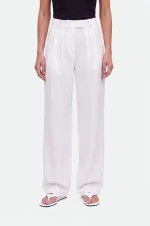 NOCTURNE Double Pleat Wide Leg Trousers
