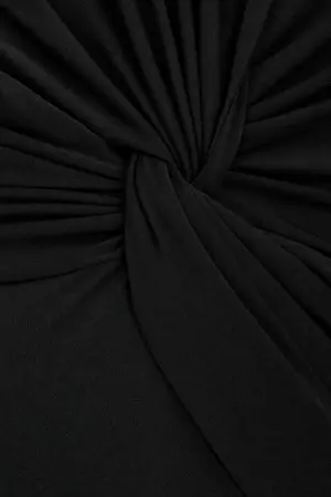 NOCTURNE Draped V Neck Maxi Dress