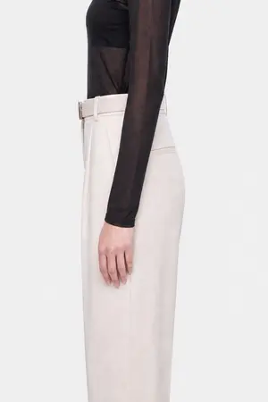NOCTURNE Belt Detail Trousers