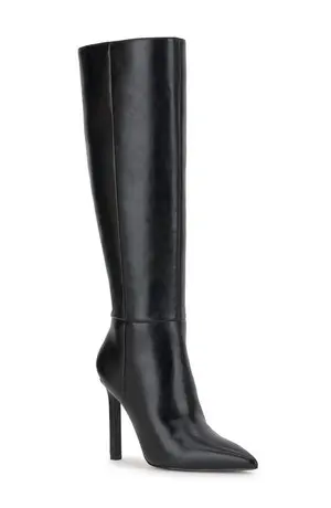 Jessica Simpson Dilea Faux Leather Knee High Boot - Black