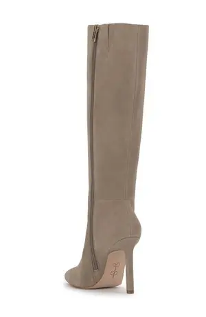 Jessica Simpson Dilea Faux Leather Knee High Boot - Light Grey