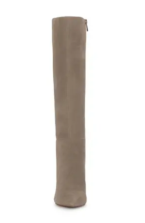 Jessica Simpson Dilea Faux Leather Knee High Boot - Light Grey