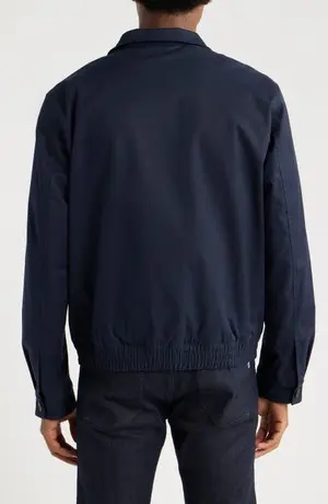 BOSS H-coiner Cotton Blend Bomber Jacket