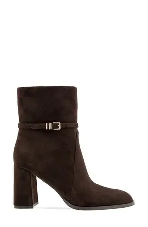 Bcbgmaxazria Wymer Block Heel Bootie - Dark Brown