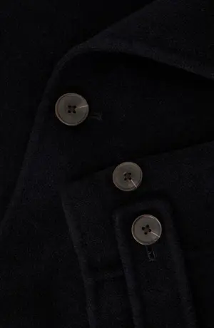 REISS Selation Wool Blend Belted Overcoat