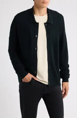 BOSS Lumile Button Cardigan - Black