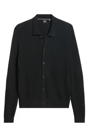 BOSS Lumile Button Cardigan - Black