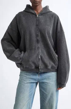 Alexander Wang Float Mid Rise Relaxed Jeans - Tinted Medium Indigo