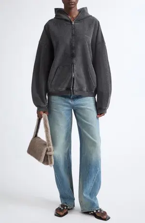 Alexander Wang Float Mid Rise Relaxed Jeans