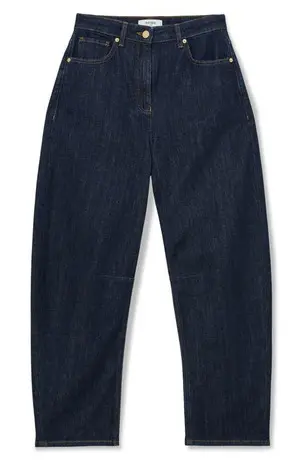REISS Levitt High Waist Straight Leg Jeans