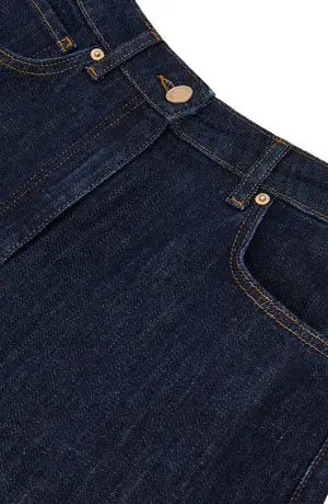 REISS Levitt High Waist Straight Leg Jeans