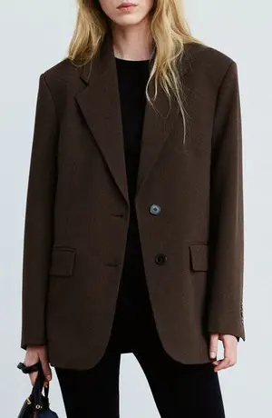 Mango Gaby Blazer - Brown