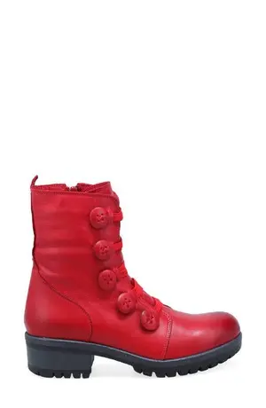 Miz Mooz Didi Leather Boot - Red