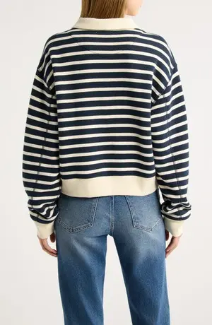 Rag & Bone Striped Vintage Terry Polo