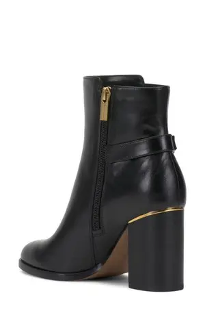 Vince Camuto Melvani Leather Bootie - Black