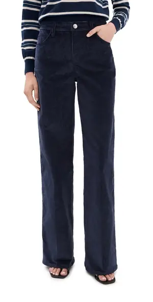Sprwmn Vintage Wide Leg Corduroy Pants