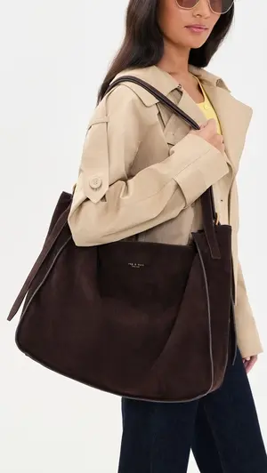 Rag & Bone River Large Tote - Chocolate