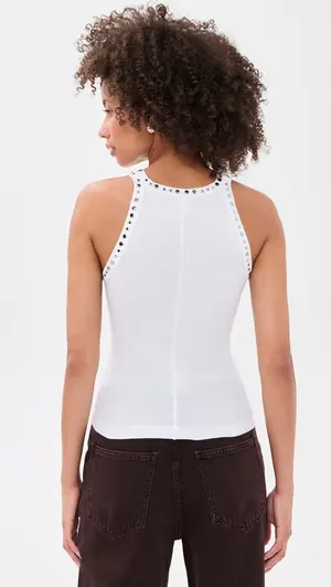 RE/DONE Multi Stud Ribbed Tank