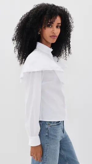 Caroline Constas Soraya Button Down Shirt