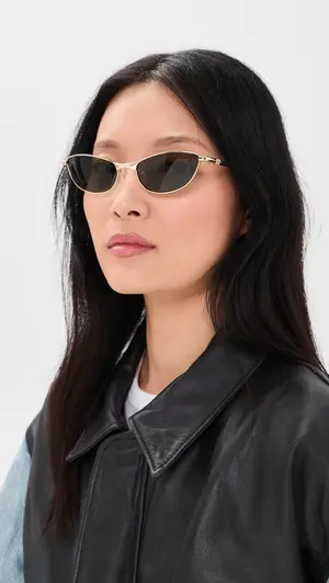 Le Specs Thorned Sunglasses - Gold
