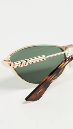 Le Specs Thorned Sunglasses - Gold