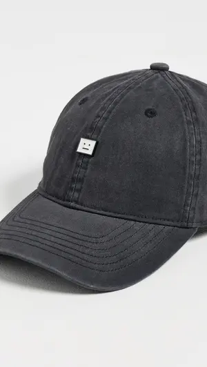 Acne Studios Face Stud Hat - Black