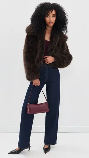 Blanknyc Steady Rise Faux Fur Jacket