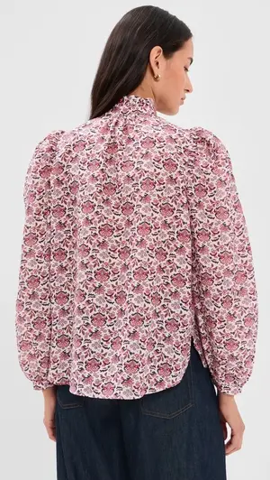 Alix Of Bohemia Annabel Horizon Kilim Shirt - Off-white