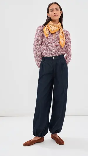 Alix Of Bohemia Annabel Horizon Kilim Shirt - Off-white