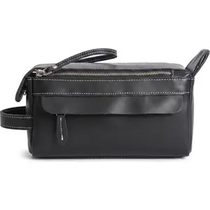 STEEL HORSE LEATHER The Anders Dopp Kit | Leather Toiletry Bag - Black