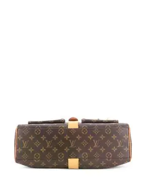 LOUIS VUITTON Manhattan Handbag Monogram Canvas Gm Satchel