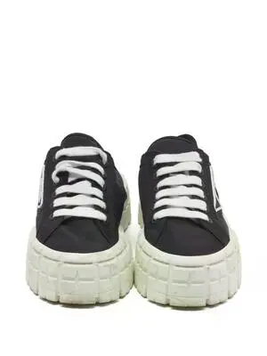 Prada Double Wheel Sneakers - Black