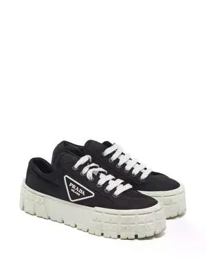 Prada Double Wheel Sneakers - Black