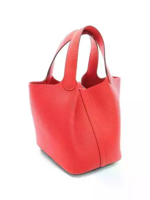Hermès 2026 Pm Picotin Lock Tote Bag - Red