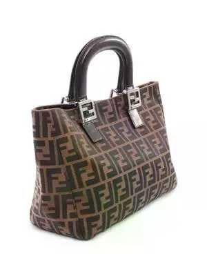 Fendi 2010s Zucca Tote Bag - Brown