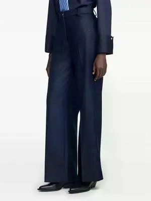 Sandro Rhinestone-embellished Straight-leg Trousers