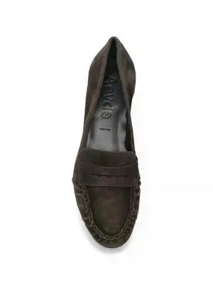 AeydĒ Aldous Suede Penny Loafers