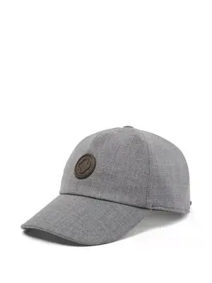 Peserico Logo-patch Baseball Cap - Grey