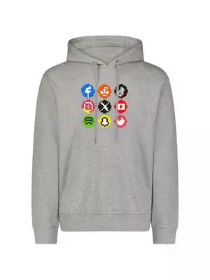 MOSTLY HEARD RARELY SEEN 8-BIT Graphic-print Hoodie - Grey