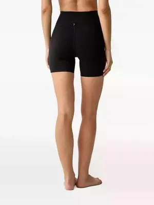 On Studio High-waisted Side-pocket Shorts - Black