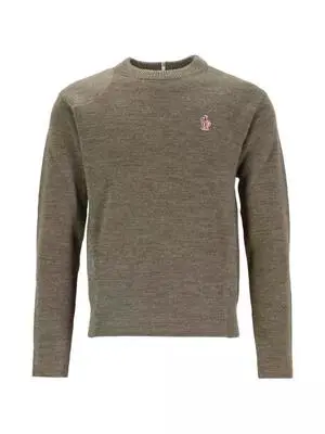 Moncler Logo-patch Sweater - Green