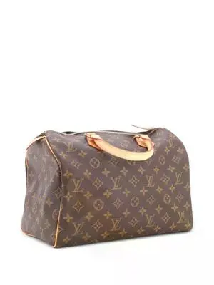 LOUIS VUITTON Speedy Handbag Monogram Canvas 30 Satchel