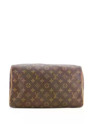 LOUIS VUITTON Speedy Handbag Monogram Canvas 30 Satchel