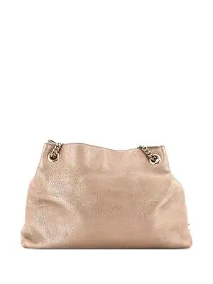 Gucci Soho Chain Strap Leather Medium Shoulder Bag - Gold