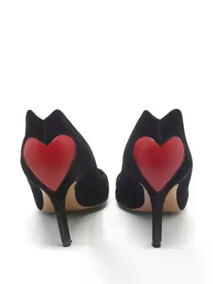 Dior Heart-patch Pointed-toe Pumps