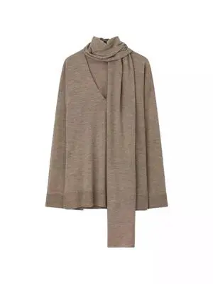 Rodebjer Phylis Scarf-detail Long-sleeve Top